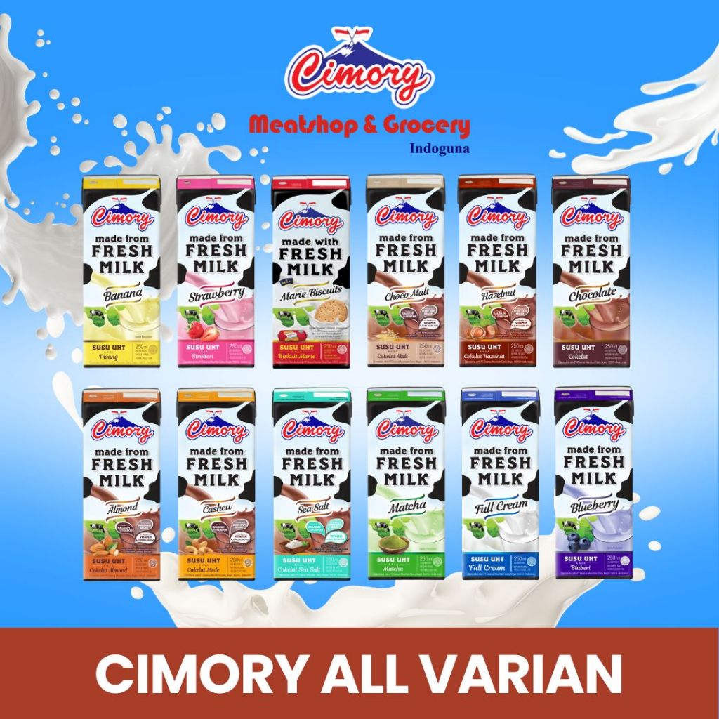 Jual Cimory Fresh Milk All Varian 250ml | Susu Cimory | Meatshop Indoguna Palembang | | Shopee ...
