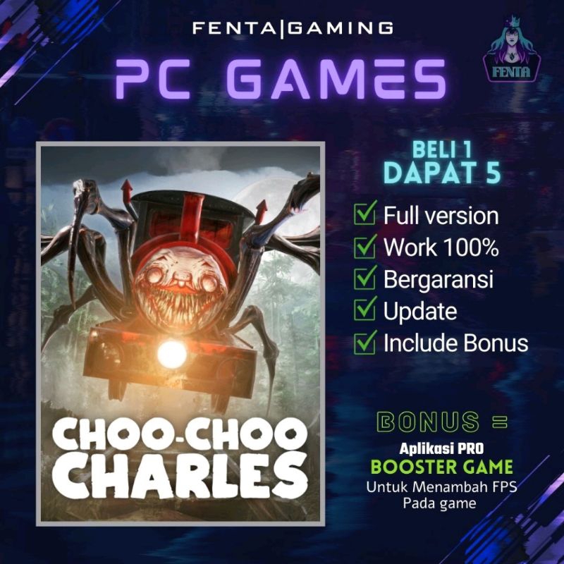 Jual CHOO-CHOO CHARLES - GAME PC - GAME LAPTOP | Shopee Indonesia