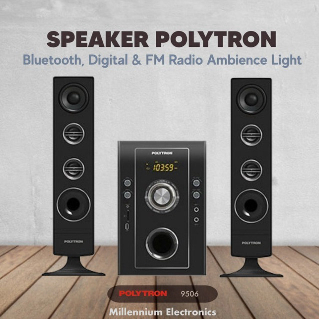 Jual POLYTRON SPEAKER AUDIO PMA 9526 pengganti PMA9506 SUPER BASS USB ...