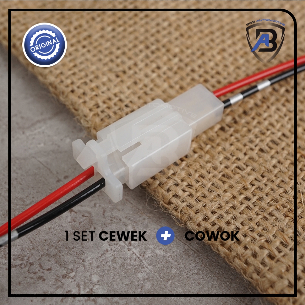 Jual Soket Sambung 2 Pin Kecil / Mini Socket Sambungan Kabel Konektor ...