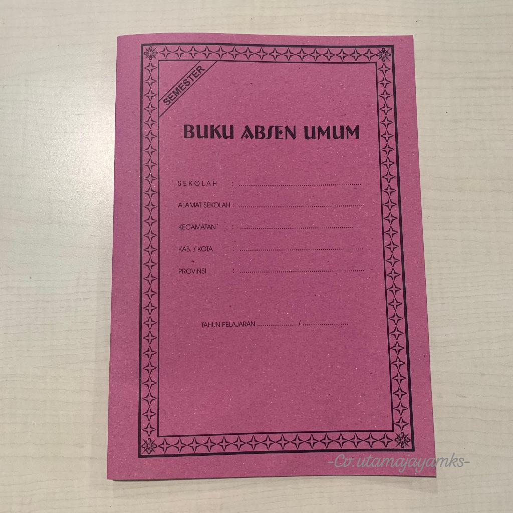 Jual BUKU ABSEN UMUM | Shopee Indonesia