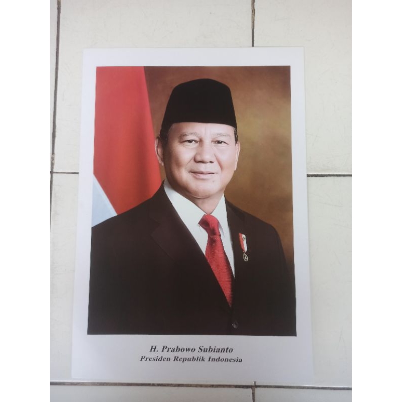 Jual poster presiden RI dan wakil presiden RI 1 paket 2 poster | Shopee ...
