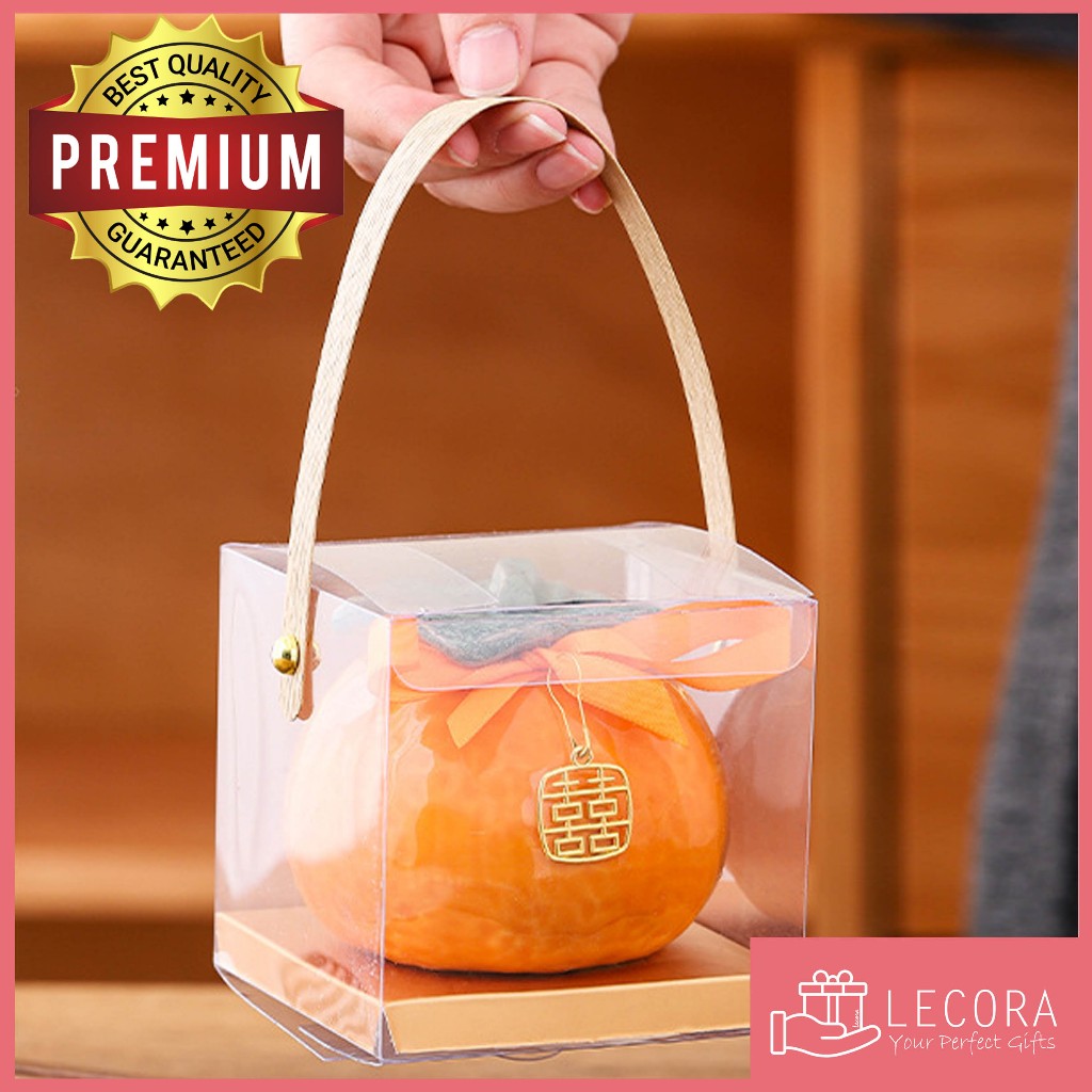 Jual LECORA Wedding Teapai Sangjit Orange Series Candy Box Jar Tempat ...
