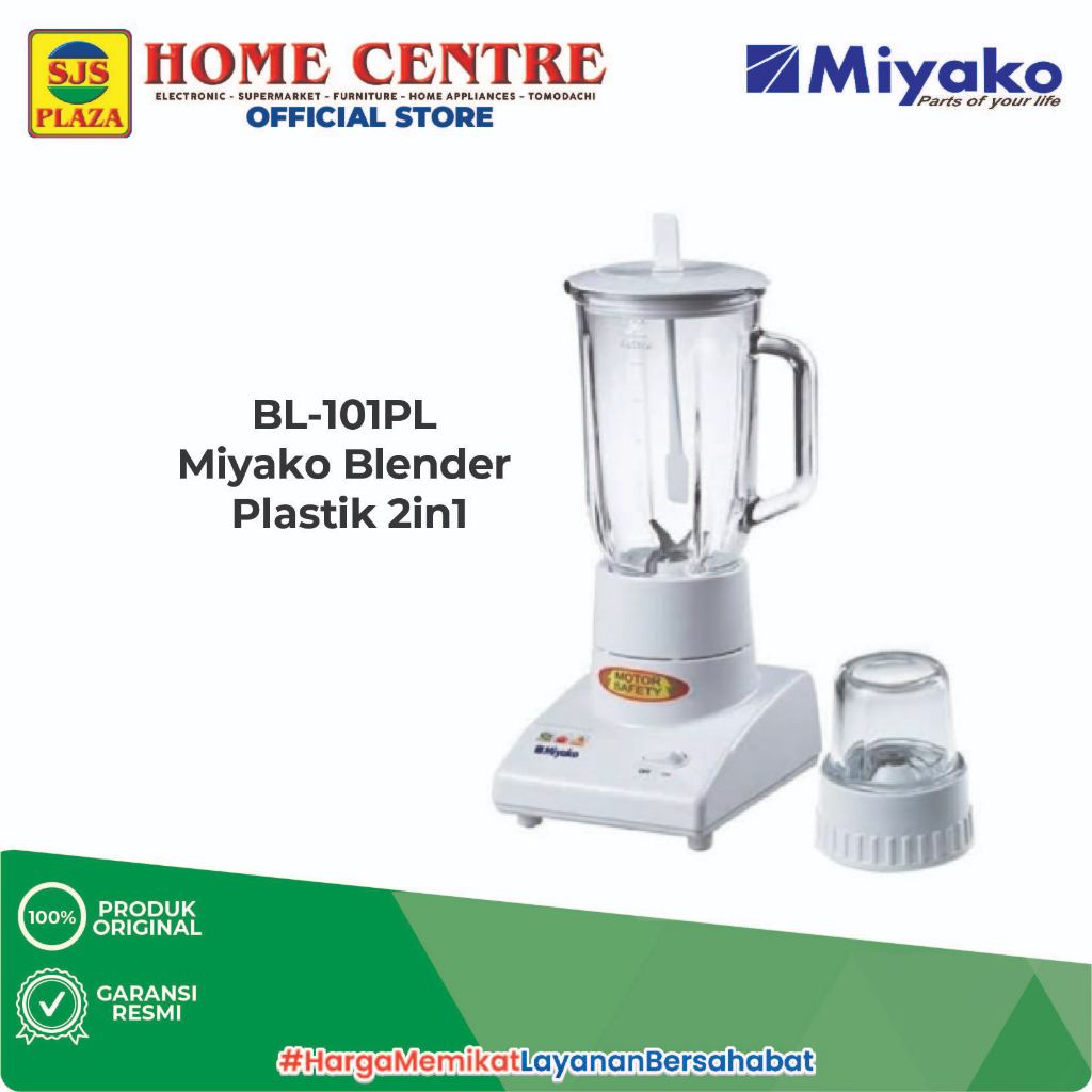 Jual Blender Plastik Miyako BL 101 PL 1 Liter Blender Miyako 101 PL ...