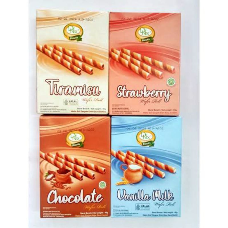 Jual Denex wafer roll / kue astor kemasan 120 gr | Shopee Indonesia