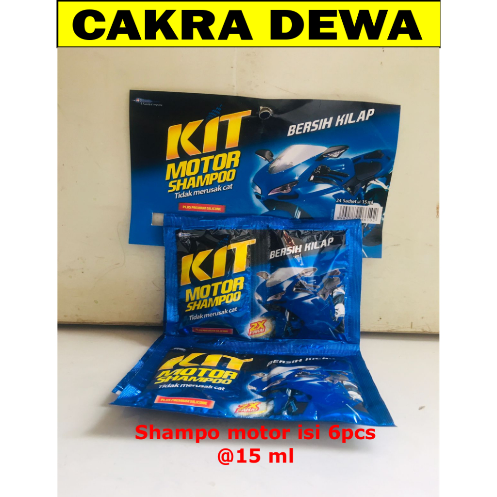 Jual KIT MOTOR SHAMPOO sampo pengkilat body motor EKONOMIS kemasan ...