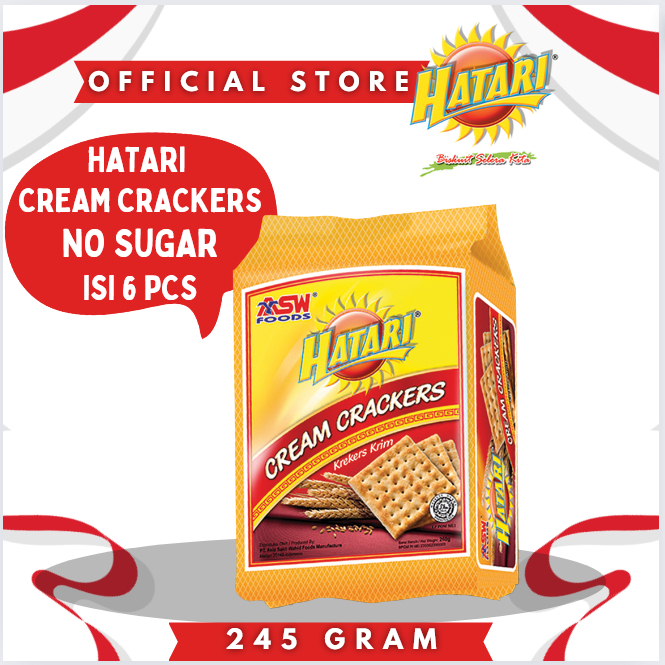 Jual Hatari Cream Crackers 245 gr ( 6 Pcs ) - Banded | Shopee Indonesia