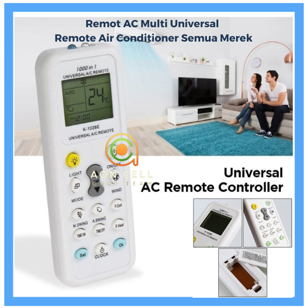 Jual Remot AC Multi Universal Remote Air Conditioner Semua Merek ...