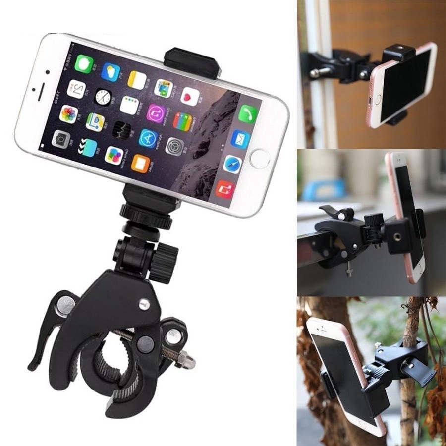 Jual Mount Sepeda Clamp Bike Tripod Bracket Holder Bicycle | Shopee ...