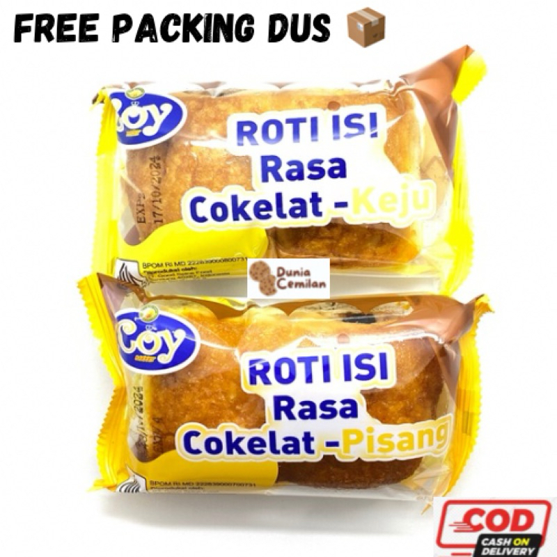 Jual [TERMURAH!] NEW! Roti COY ISI 55gr SATUAN - Roti isi Coklat Pisang ...