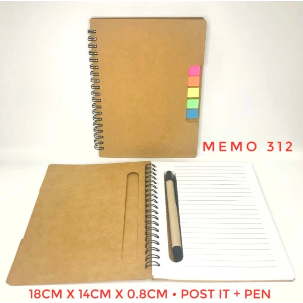 Jual Buku Memo 12 sticky Note, Bukju Tulis, Buku Catatan Bisa custom ...