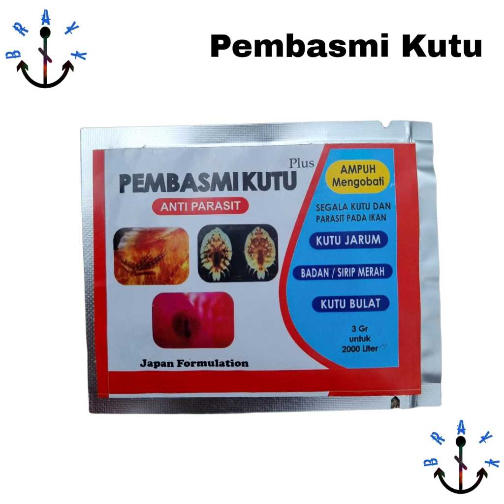 Jual Obat Ikan Basmi Kutu Plus 3mg Pembasmi Kutu Jarum Bulat Ampuh ...