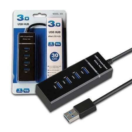 Jual USB 3.0 Hub 4 Port High Speed / USB Hub 4 Slot Data Super Speed ...