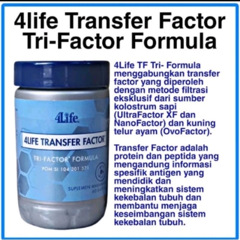 Jual 4Life Transfer Factor Original Tri-Factor Formulaplus Asli sangat ...