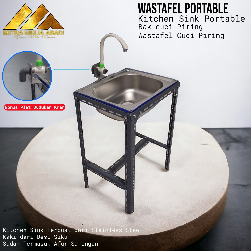 Jual Wastafel Portable Cuci Piring-Bak Cuci Piring Portable Stainless ...