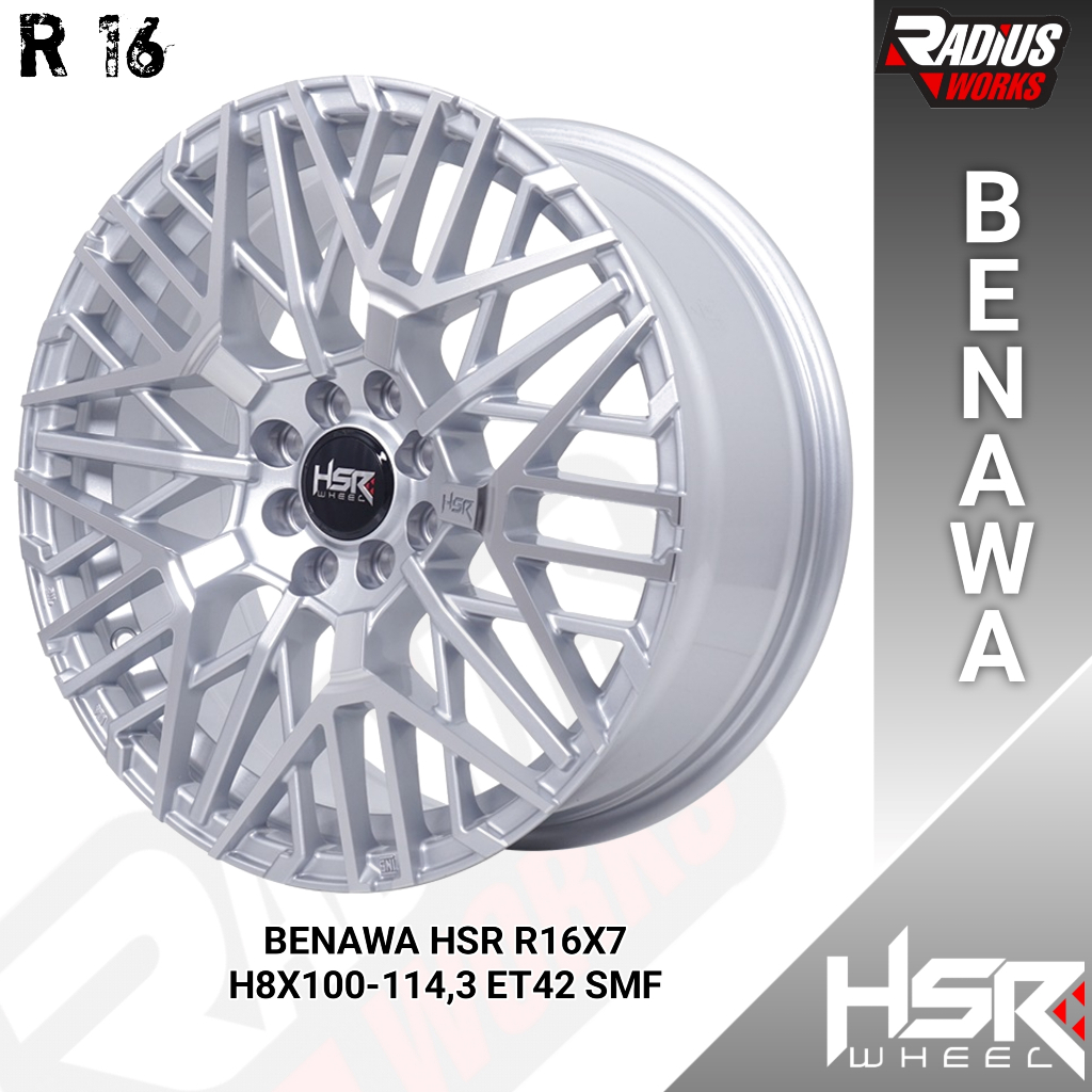 Jual Velg mobil R16 hsr benawa pcd 4x100 & 4X114,3 Jazz yaris livina ...