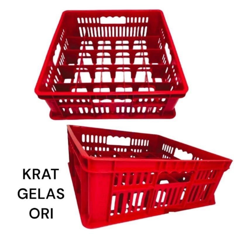 Jual KRAT GELAS / TEMPAT GELAS HAJATAN ISI 25 LUBANG | Shopee Indonesia