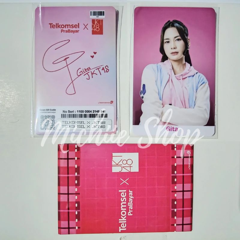 Jual Photocard Gita JKT48 x Telkomsel Official + Digital Content | Non Kuota (Cek Deskripsi ...