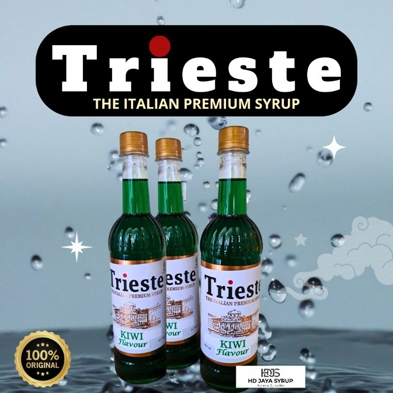 Jual Trieste Syrup Kiwi 650ml | Shopee Indonesia