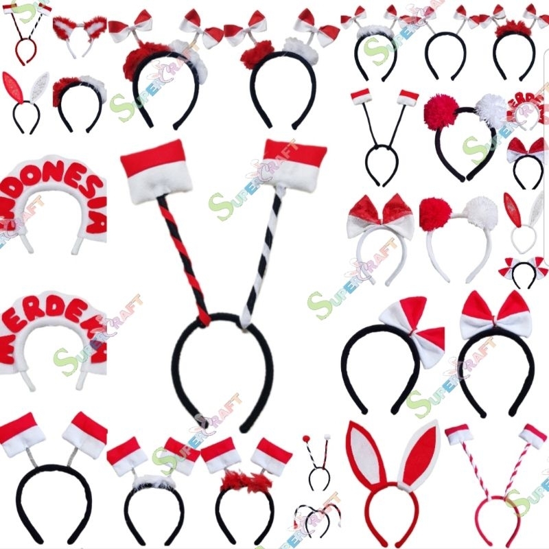 Jual Bando Merah Putih Bando Bendera Indonesia HUT RI Merah Putih ...