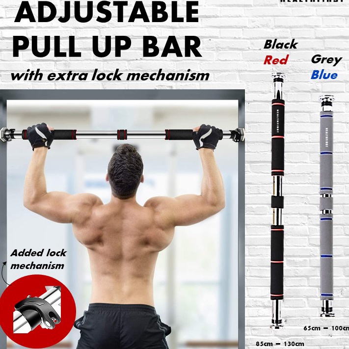 Jual Paket Terbaik Premium HealthFirst Pull Up Bar Tiang Pull Up Chin ...