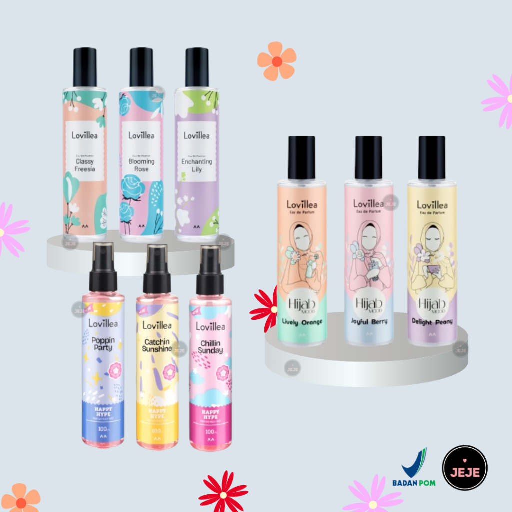 Jual Lovillea Eau De Parfume 100ml | EDP EDT Parfum Body Mist / Spray ...