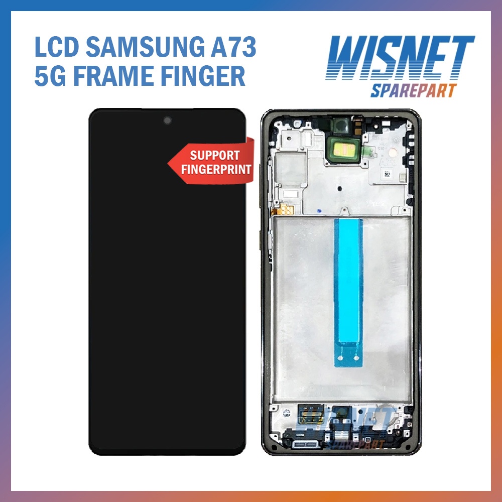 Jual Grosir LCD Samsung A73 5G Fingerprint Include Frame ORIGINAL 100% ...