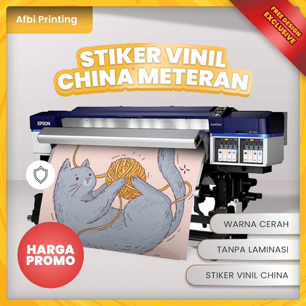 Jual Stiker Vinil Cina / Stiker Meteran / Stiker China / Sticker ...