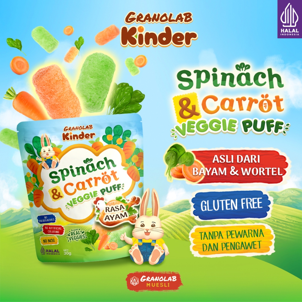 Jual Natural Puff Snack Bayi Alami | Gluten Free | Cemilan Anak Sehat ...