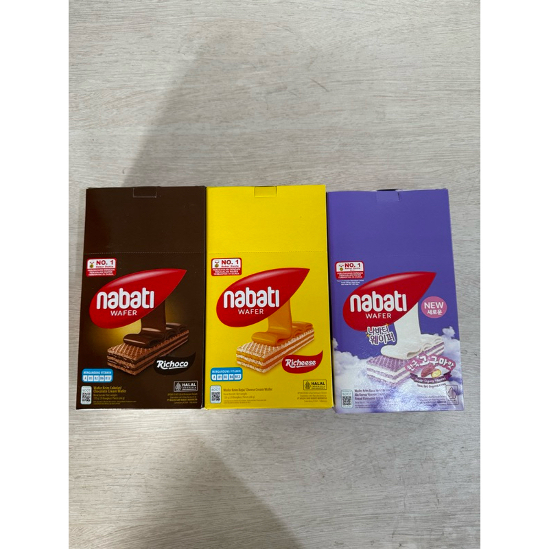 Jual { PERBOX } Nabati Wafer 132gr - Wafer Nabati Isi 20 + 2 | Shopee ...
