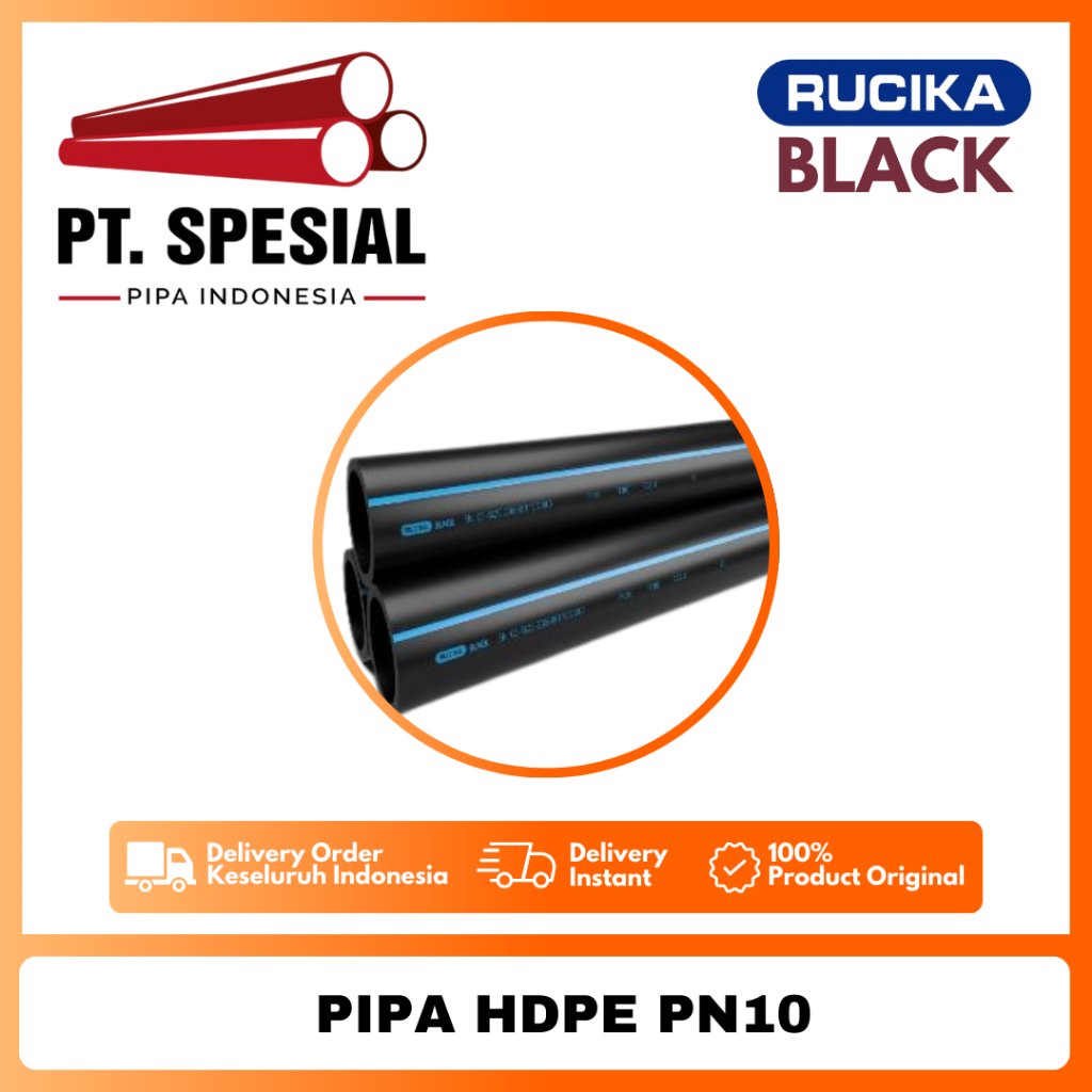 Jual Pipa HDPE PN10 DN400 - 16" Rucika Roll 6 Meter - 10 | Shopee Indonesia