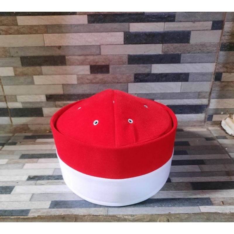 Jual kopiah merah putih chengho | Shopee Indonesia