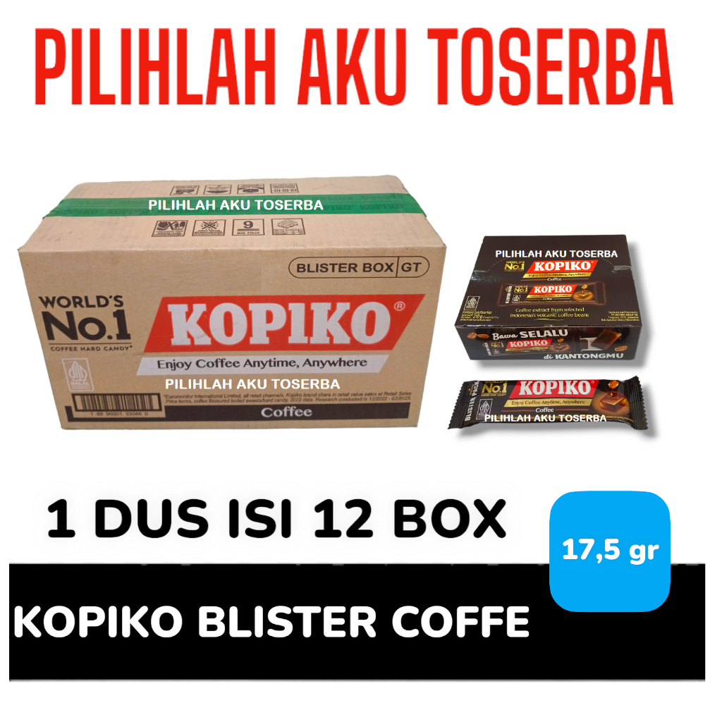 Jual Permen Kopi KOPIKO COFFEE CANDY BLISTER - ( HARGA 1 DUS ) | Shopee ...