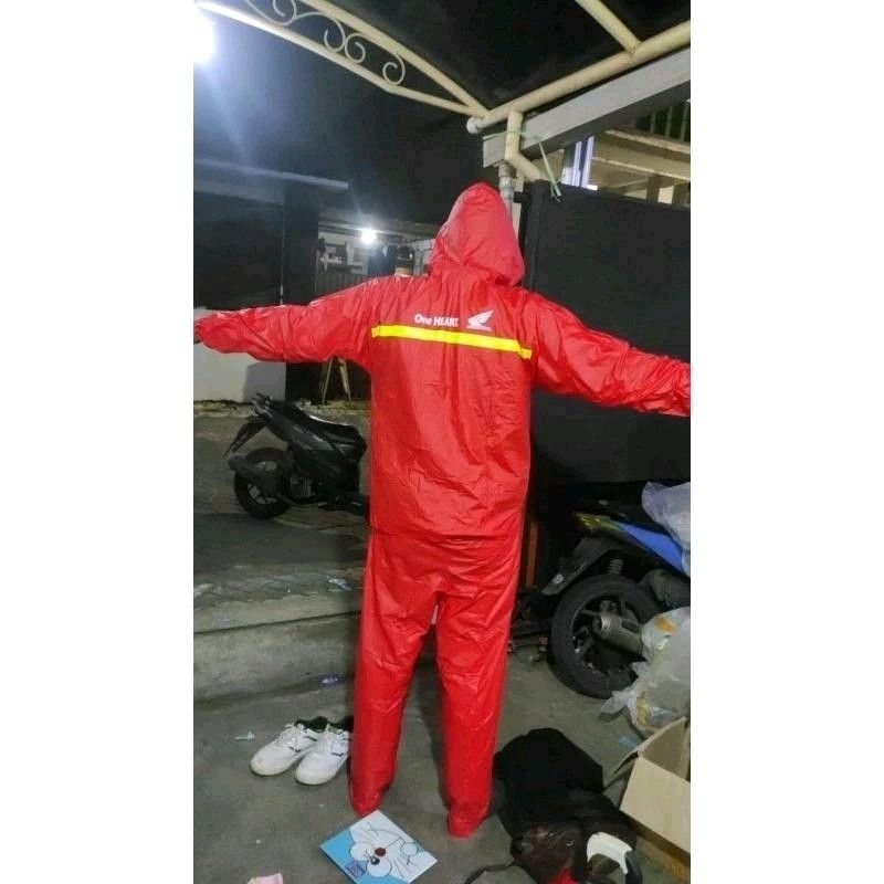 Jual Jas Hujan/Mantel One Heart AHM allsize MURAH | Shopee Indonesia