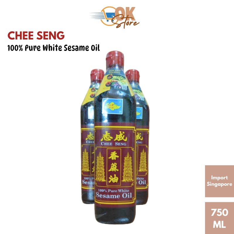 Jual Minyak Wijen / Pure White Sesame Oil Chee Seng / Double Pagoda ...