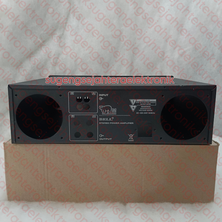 Jual Box Power Amplifier Bell M-270 Box BELL M 270 Kotak Kosong Besi ...