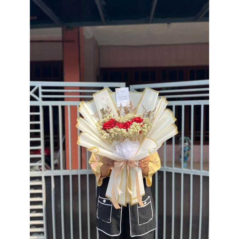 Jual #RF056 Artificial Flowers Edelweis / Mawar Premium / Bunga Palsu ...
