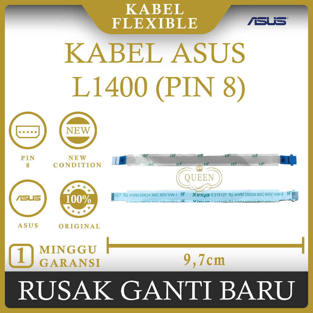 Jual KABEL FLEXIBLE TOUCHPAD LAPTOP ASUS Expertbook L1 L1400 (PIN 8 ...