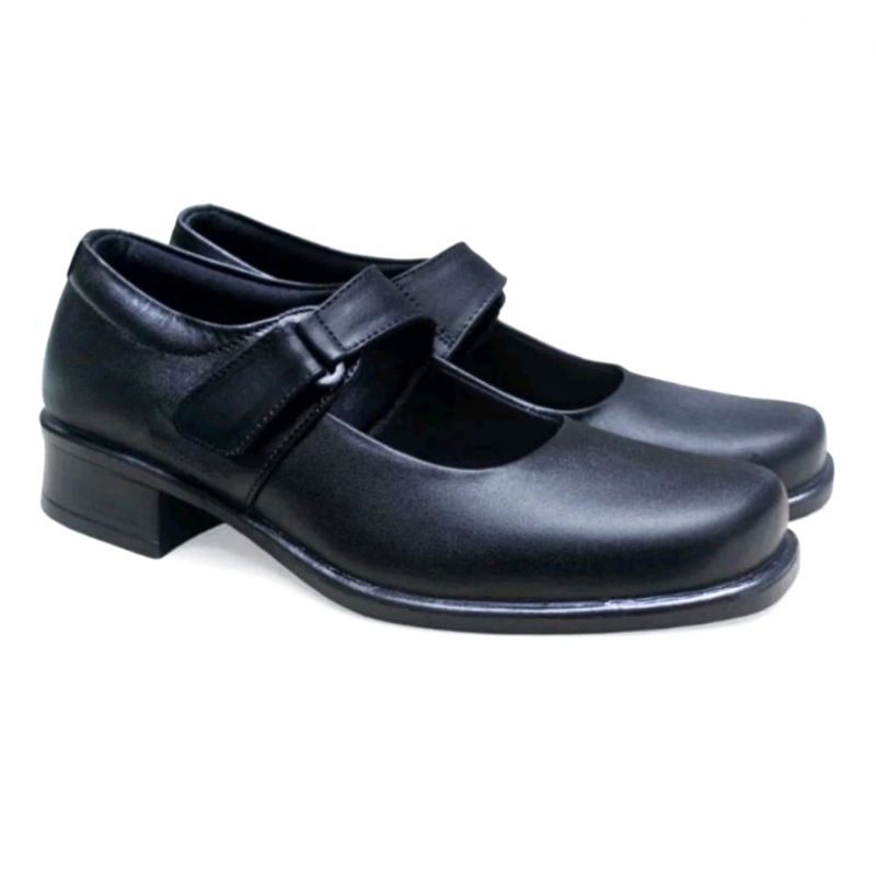 Jual CLAWAY || Sepatu Pantofel Paskibra wanita Kulit Asli | Shopee ...