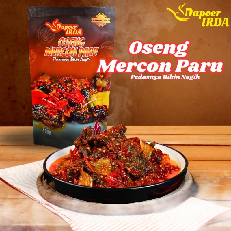 Jual Dapoer Irda Oseng Mercon Paru 150grm | Shopee Indonesia