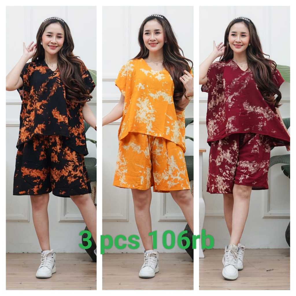 Jual PAKET HEMAT 3 PCS || SET ASTRID JUMBO LD 120 BAHAN RAYON BB MULAI ...