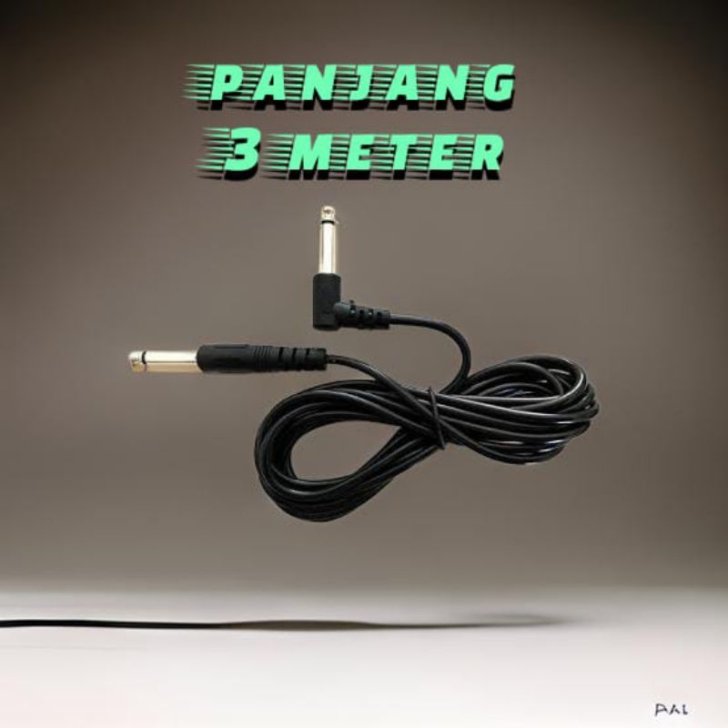 Jual kabel jack gitar dan bas panjang 3 meter | Shopee Indonesia