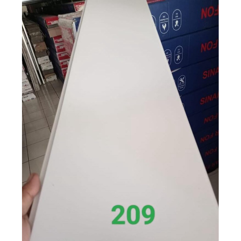 Jual Plafon pvc putih polos laminet dof k209 | Shopee Indonesia