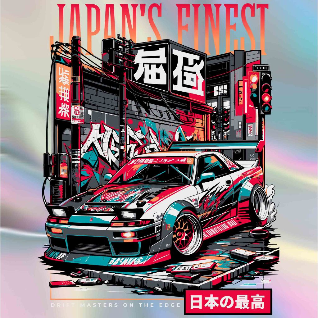 Jual SABLON STICKER DTF UKURAN LEBAR 19CM TEMA JDM CAR | Shopee Indonesia