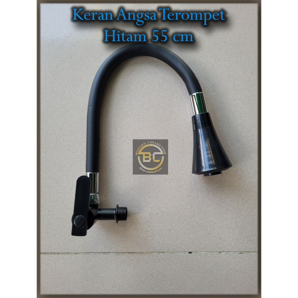Jual Kran Angsa Dapur Fleksibel & Karet Terompet 1/2" inch - Keran ...