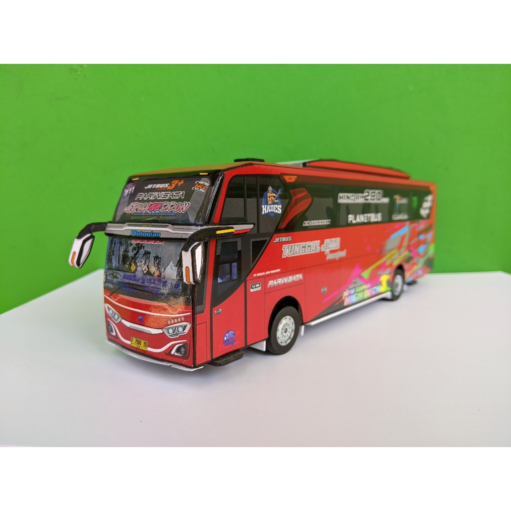 Jual Miniatur Bus ARMAGEDDON JB3 Tunggal Jaya papercraft set hadiah ...