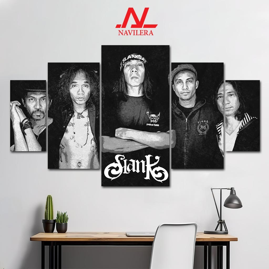 Jual NAVILERA.CO HIASAN PAJANGAN DINDING KAMAR POSTER BAND 1 SET SLANK ...