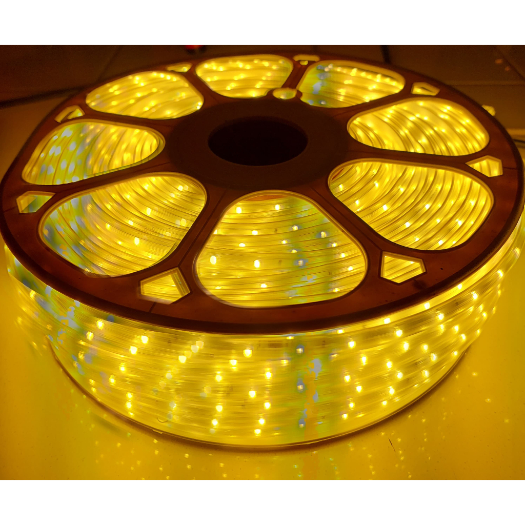 Jual Lampu LED Strip Selang Jepit AC 220V Indoor OutdooR 52 LED Warm ...