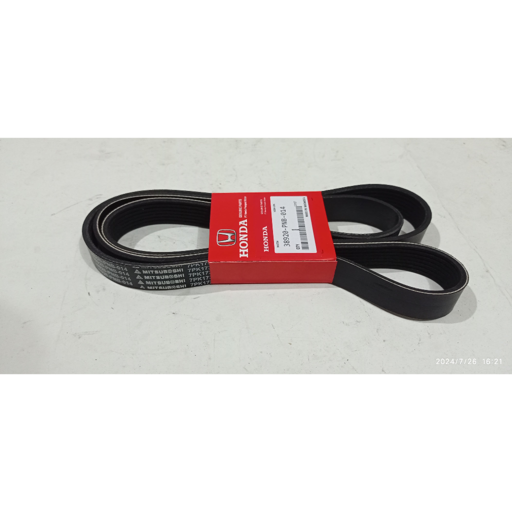 Jual FAN BELT VAN BELT V BELT RIB BELT TALI KIPAS OEM 38920-PNB-014 NEW CRV GEN 2 2.4 2400cc ...