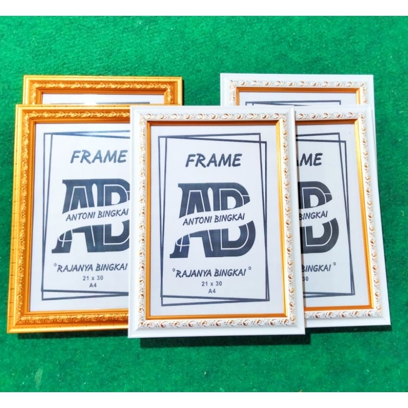 Jual bingkai piagam frame foto A4 (21x30) frame bingkai foto ijazah ...